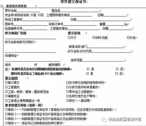 这才是PPAP/APQP的正确打开方式 - 知乎