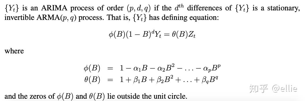 Time Series时间序列笔记 - 知乎