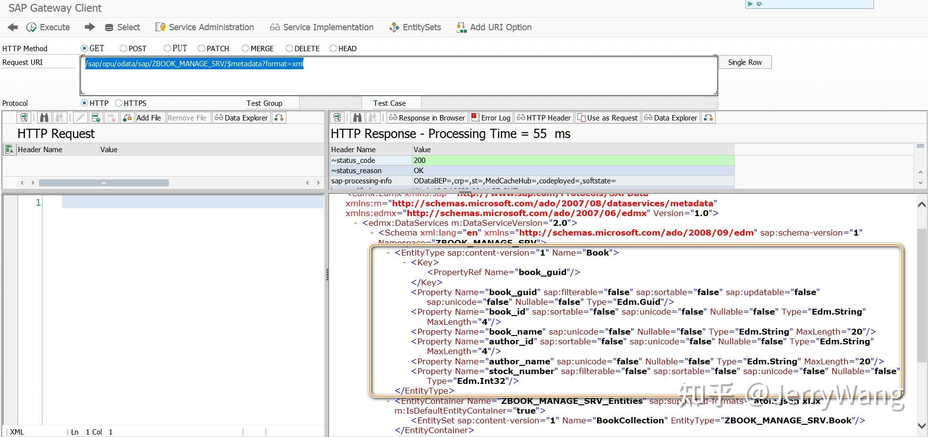 在 SAP ABAP 系统对事物码 SEGW 创建的 OData 服务进行配置并测试试读版 - 知乎
