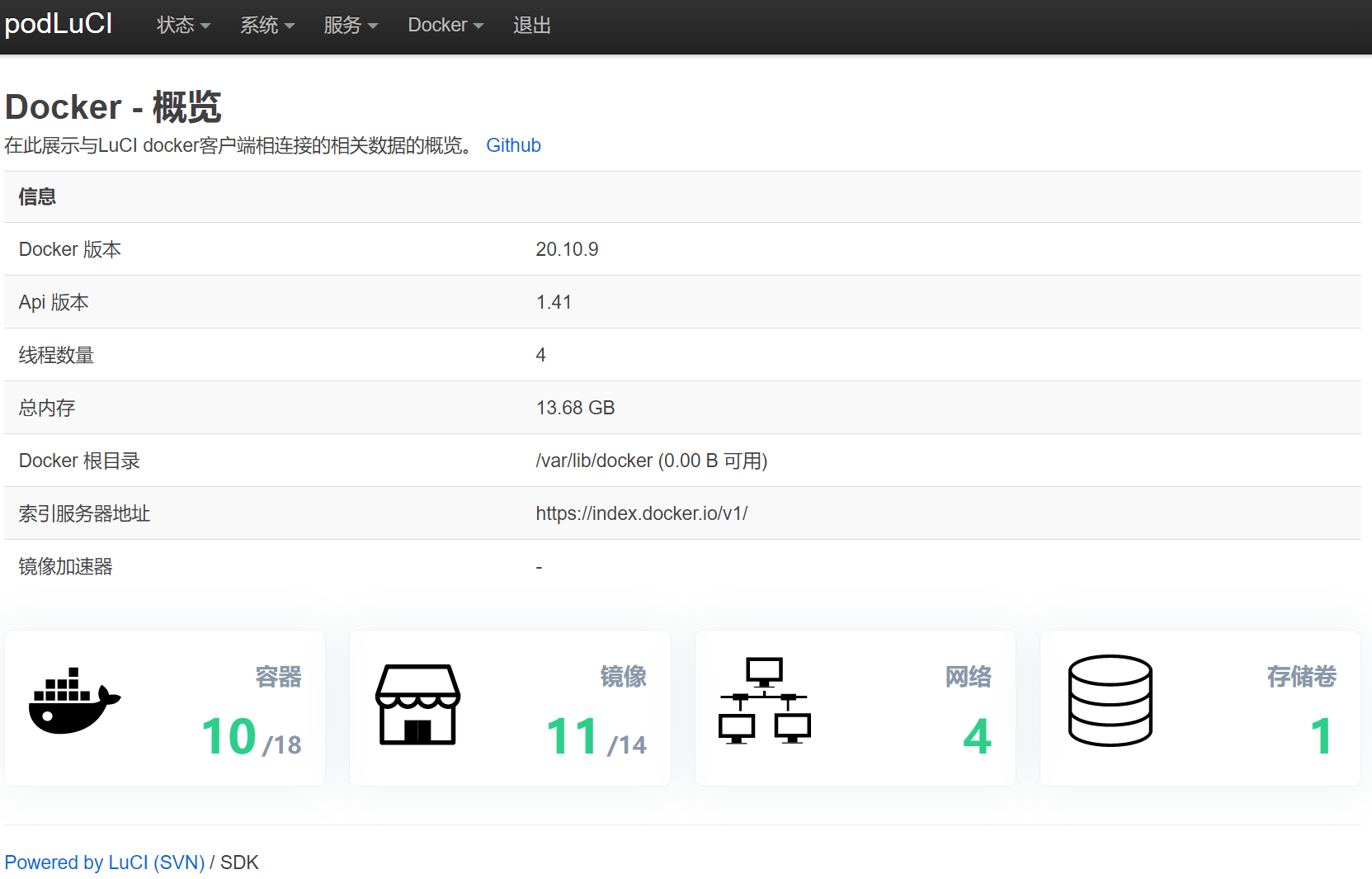把 Luci 装入 Docker 容器 知乎