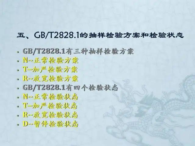 一份简洁易懂的GB/T2828.1-2012计数抽样检验相关知识培训PPT - 知乎