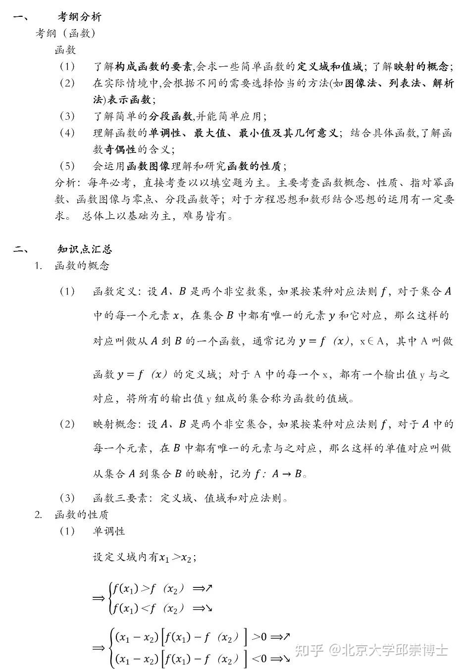 高中数学66个常考「特殊函数图像」集合，高考必备！ - 知乎