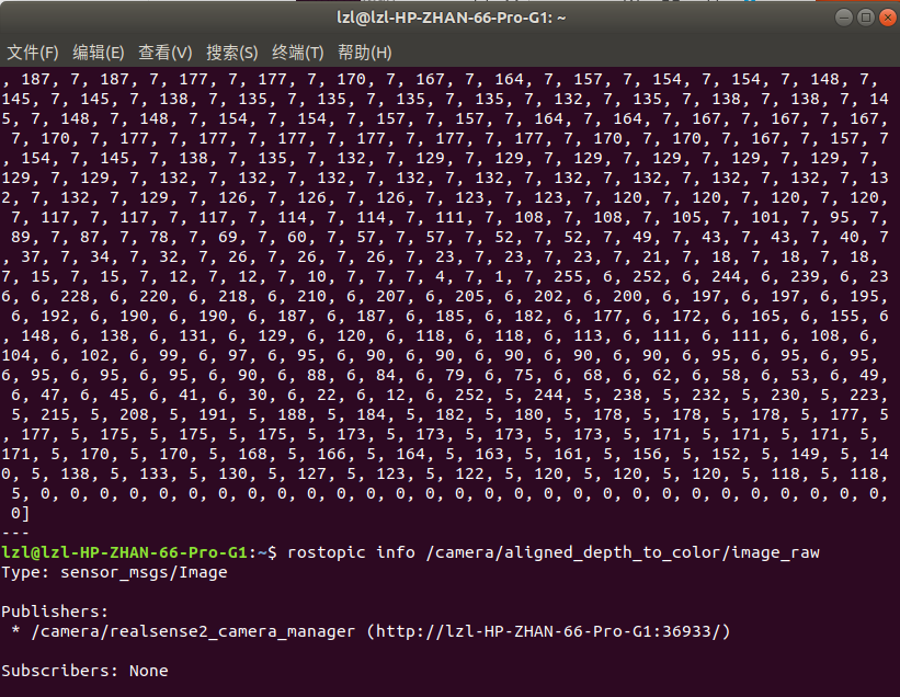 使用ROS发布aligned_depth_to_color/image_raw话题读取深度信息 - 知乎