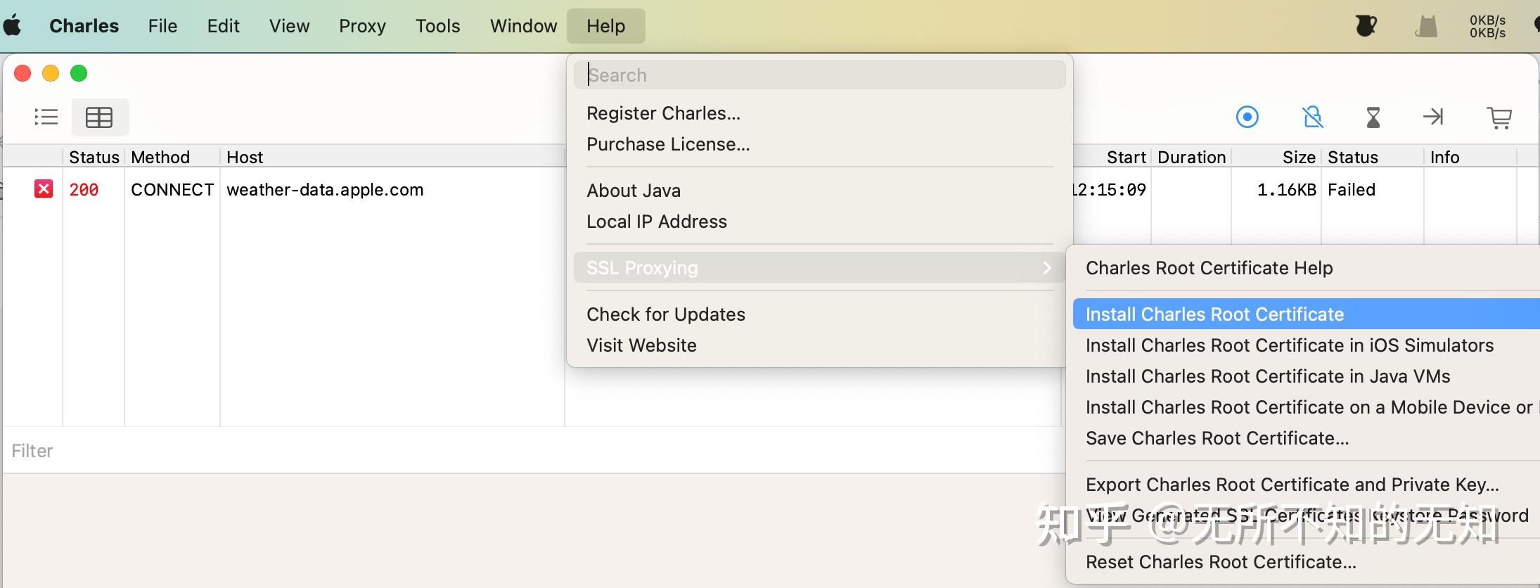 MacOS Apple Silicon Charles抓包安装 - 知乎