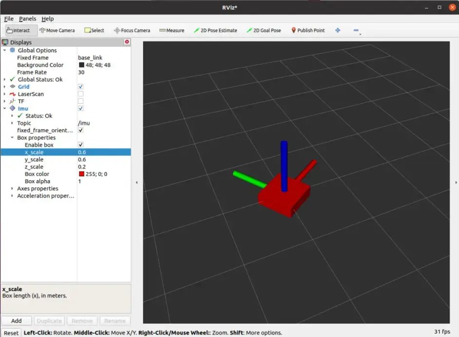 OriginBot智能机器人开源套件| 12.IMU驱动与可视化 - 知乎