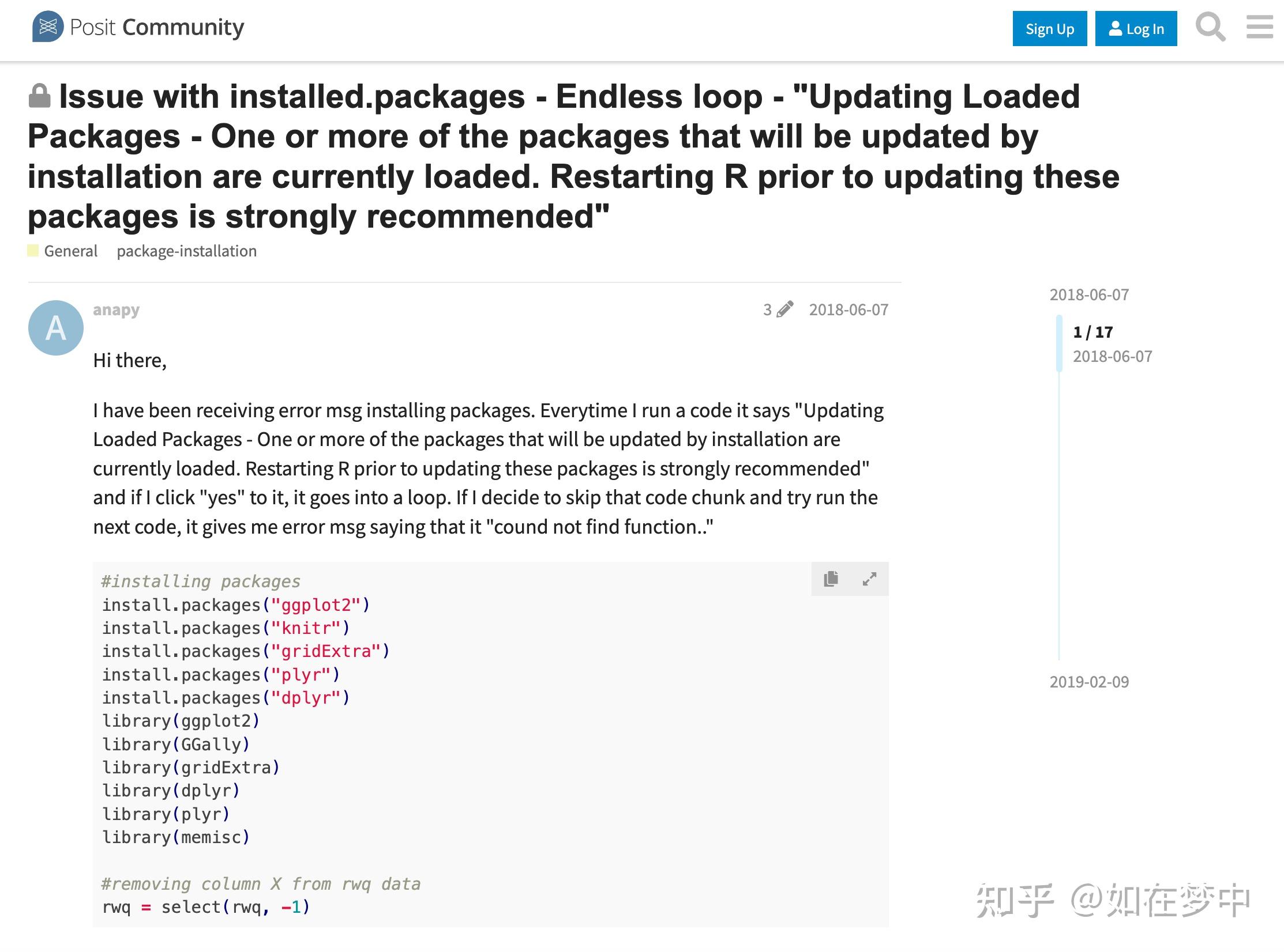 在Rstudio中使用install.packages下载包可能出现的循环重启 - 知乎