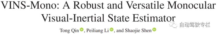 VINS系列|VINS-Mono论文精读（一） - 知乎