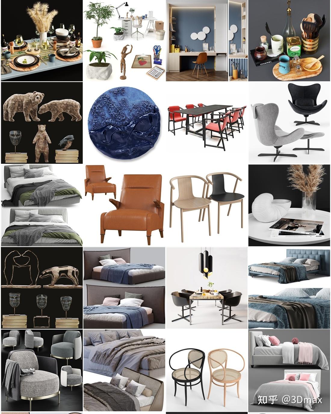 2021年最新3DSKY 3DDD国外精品单体模型合辑，整整2个TB - 知乎