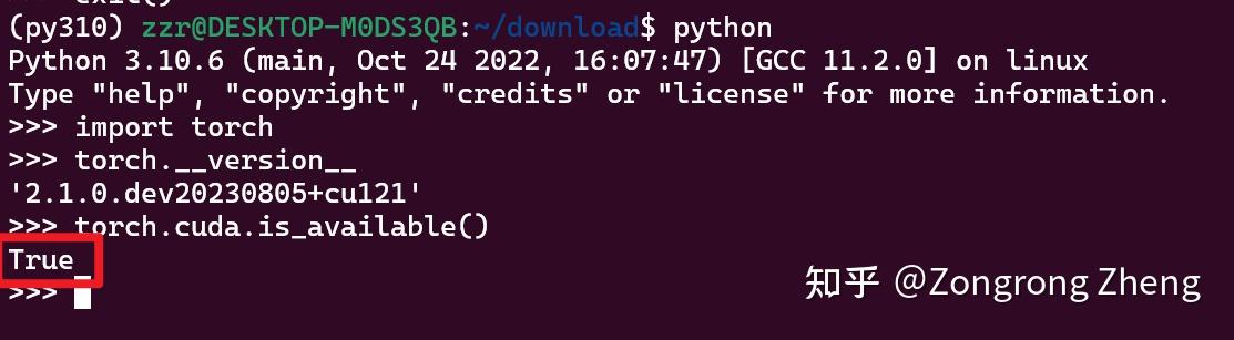 无痛安装:win10在wsl2里安装cuda12 2 Pytorch Gpu版本 知乎