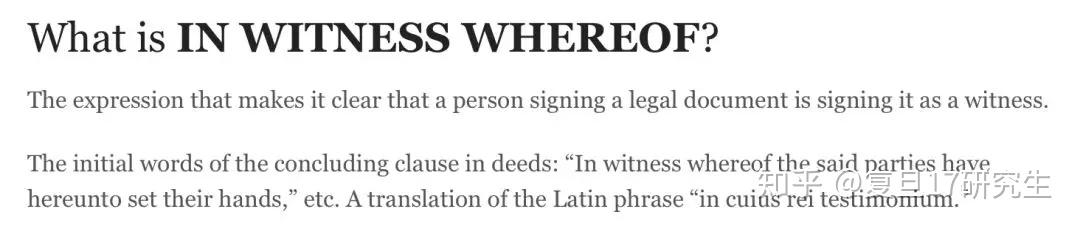 英文合同的基本结构 - 知乎