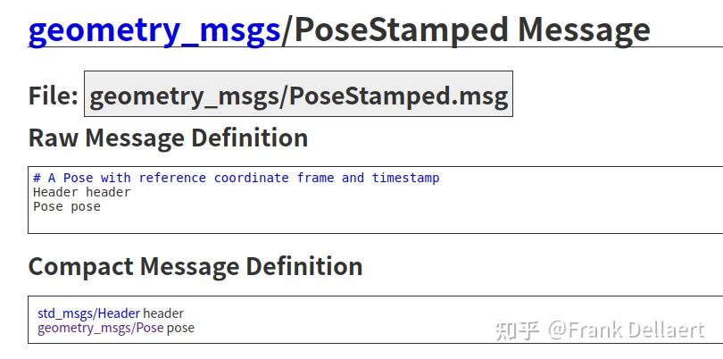 nav_msgs::Path与geometry_msgs::PoseStamped关系 - 知乎