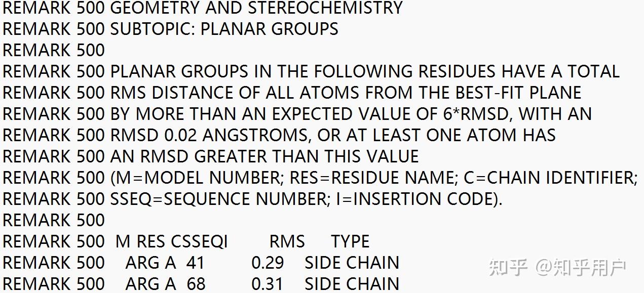 蛋白质PDB文件解读 - 知乎