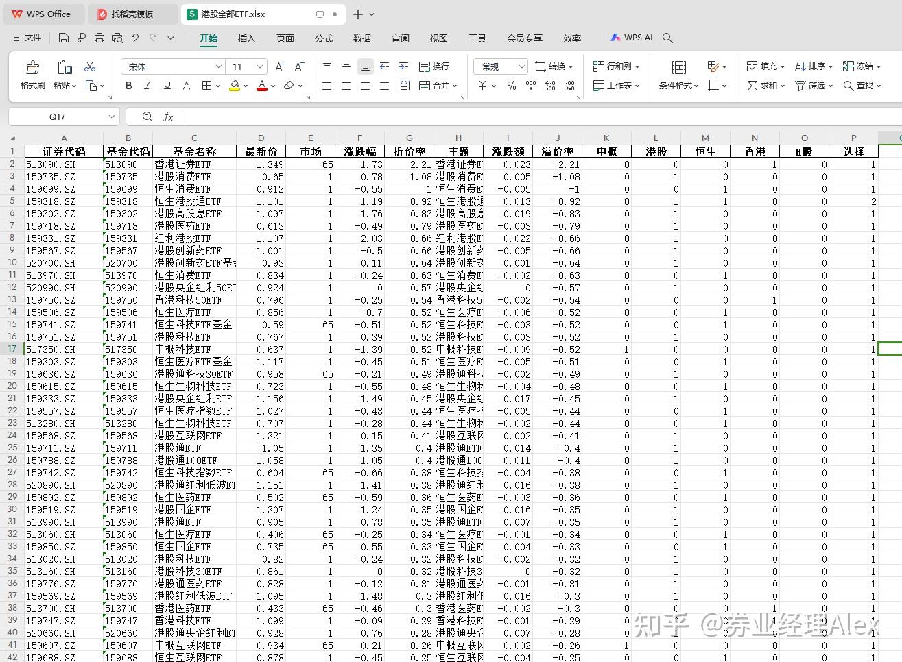 教程：QMT如何获取港股ETF名单？ - 知乎