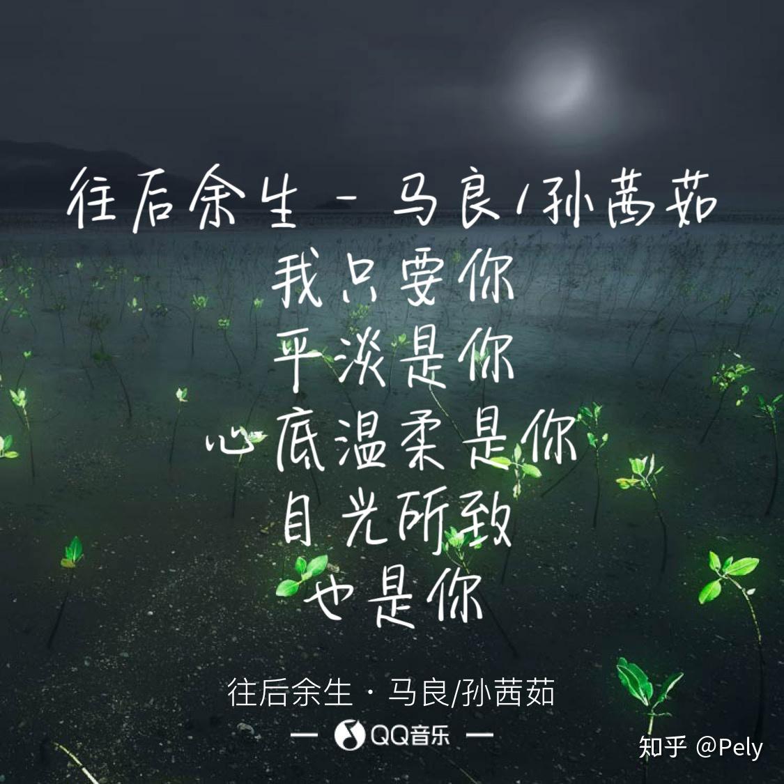 往后余生 知乎