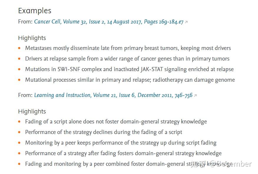 【投稿指南】投稿材料中的Highlights应该这样写！ - 知乎