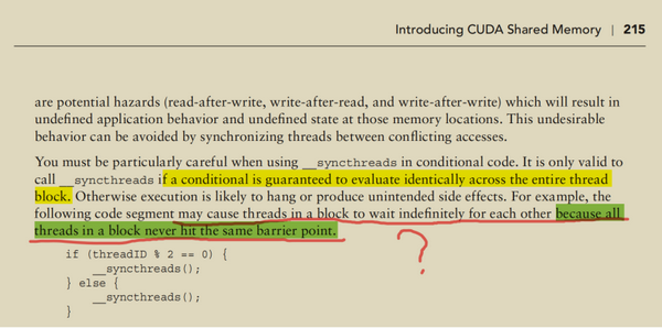 __syncthreads()执行方式的研究 - 知乎