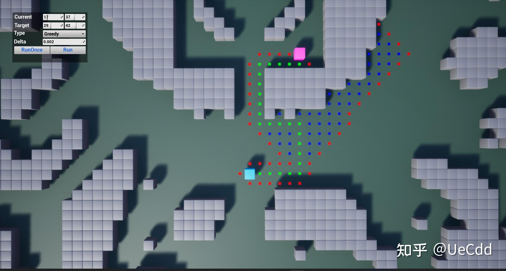 UE4-寻路实现-BFS、Dijkstra、Greedy、A* - 知乎