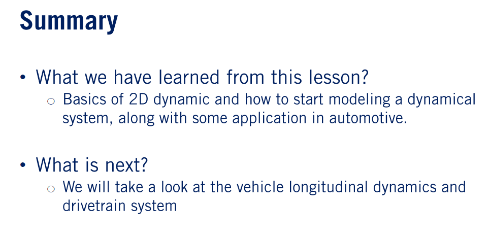 《Coursera Self-Driving Cars》第4讲 Vehicle Dynamic Modeling （1） - 知乎
