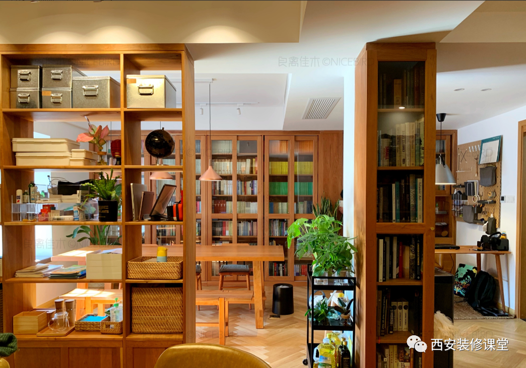 用书架做隔断，一物两用，完美 - 知乎