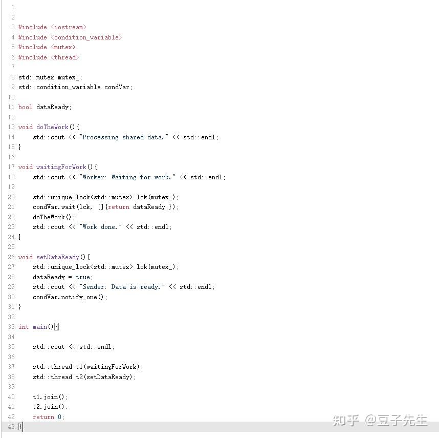 C++ 条件变量 std::condition_variable - 知乎