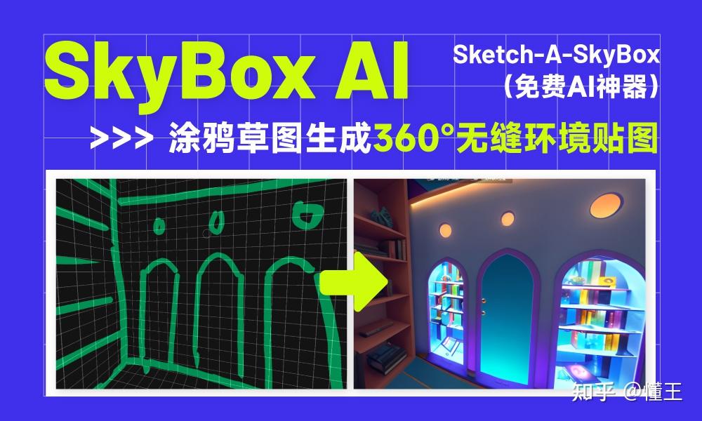 Skybox AI ! 一键将涂鸦转为360°无缝环境贴图的AI神器 - 知乎