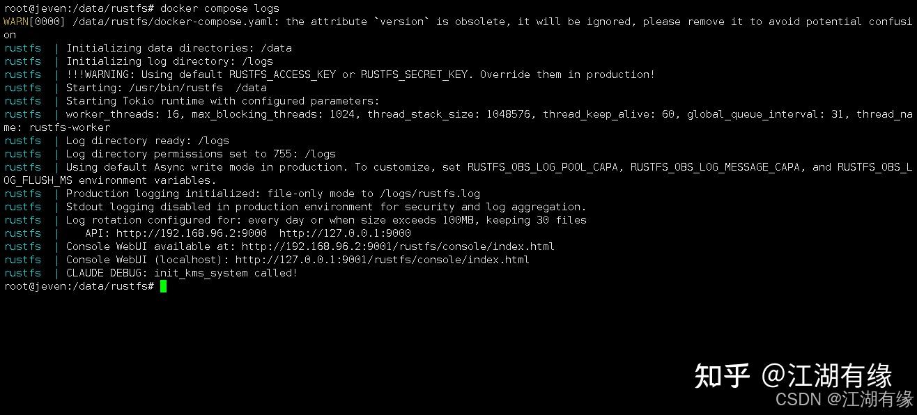 【Docker项目实战】使用Docker部署RustFS分布式对象存储服务 - 知乎