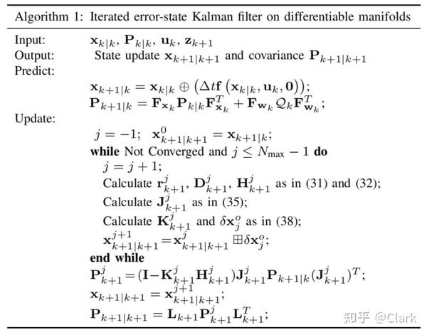 【论文阅读】【IKFOM】Kalman Filters on Differentiable Manifolds 微分流形上的卡尔曼滤波 - 知乎