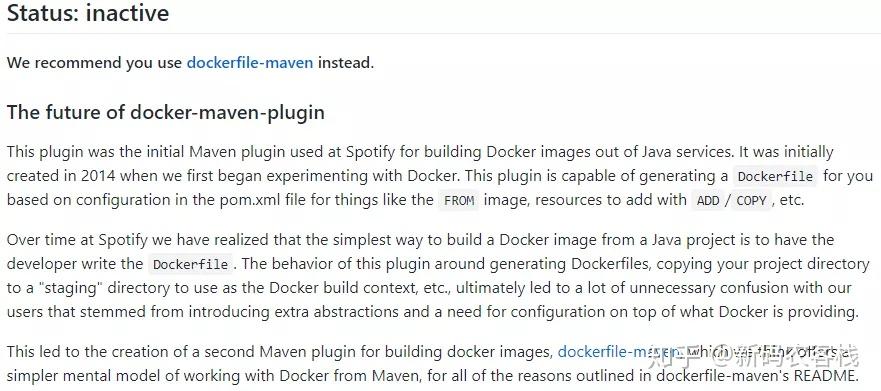 Spotify官方推荐maven插件构建docker镜像 知乎