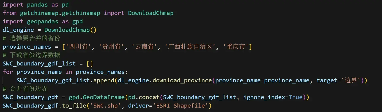 #Python气象 区域shp下载，shp裁剪nc数据（地图白化） - 知乎