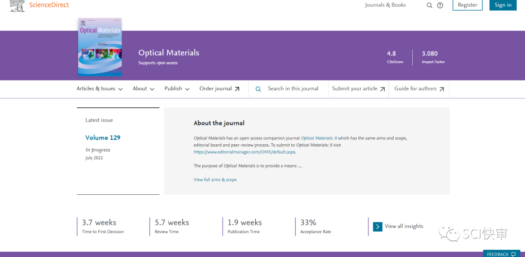 影响因子3.08，JCR Q2，中科院3区期刊，审稿效率高，1-2个月左右接受，无版面费 - 知乎