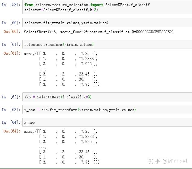 每天一点sklearn函数之SelectKBest（9.5） - 知乎