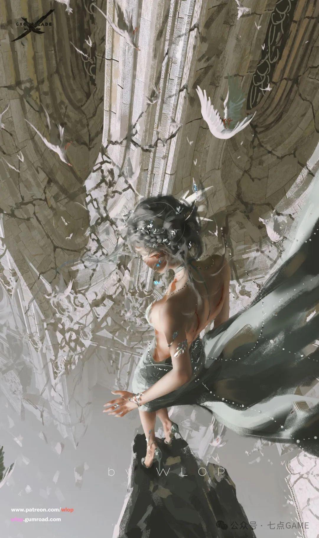 WLOP最新巨作《鬼刀4》等了三年终于来了！抱走5亿热度女神不必等来生-7.GAME - 知乎