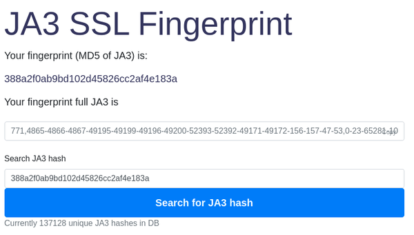 开源 JA3 : 用于恶意软件检测的 SSL/TLS 客户端指纹识别 - 知乎