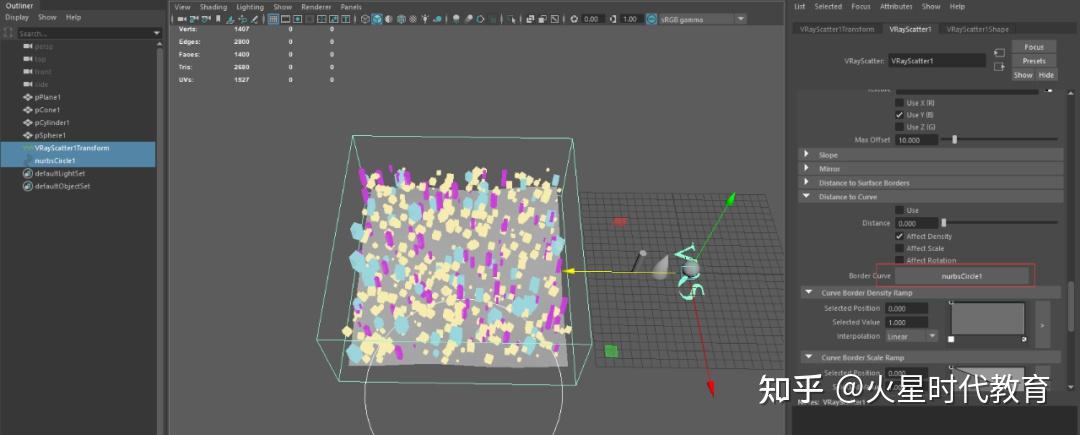MAYA | VRay Scatter 散布基础 - 知乎
