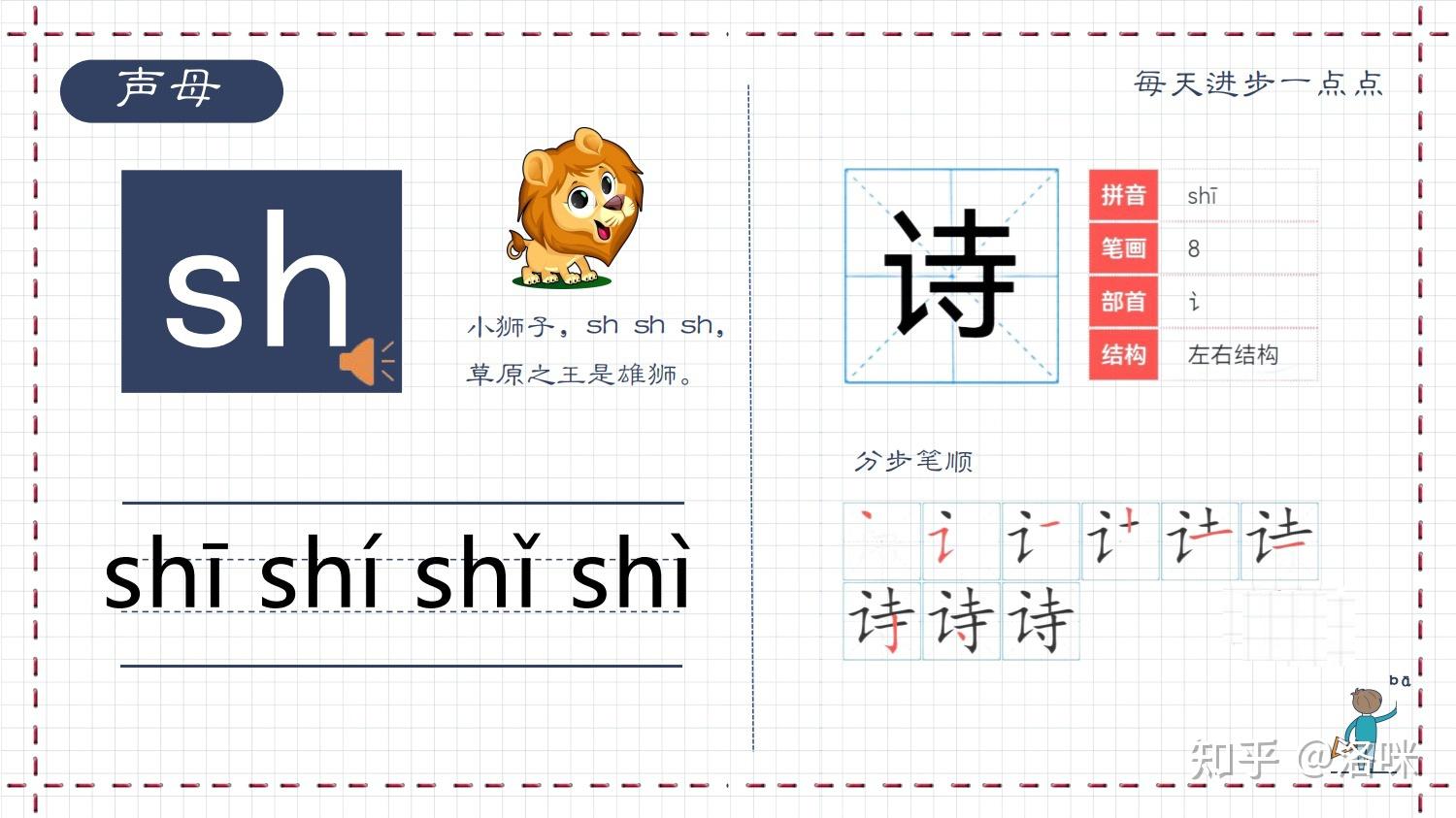 14汉语发音篇：声母zh ch sh r用法图文｜拼音｜老人认字｜识字 - 知乎