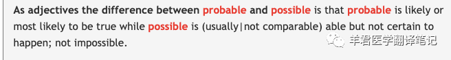 医学翻译小词辨析：probable, possible, likely - 知乎