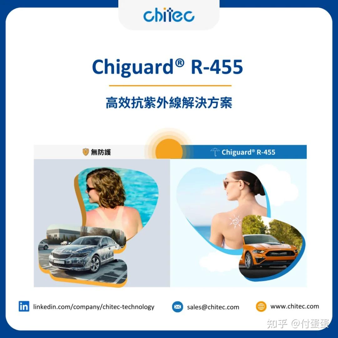 Chiguard® R-455：高效抗紫外线解决方案，提升芳香族TPU材料耐候性 - 知乎