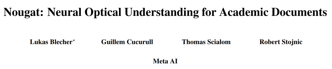 学术党狂喜，Meta推出OCR神器，PDF、数学公式都能转 - 知乎