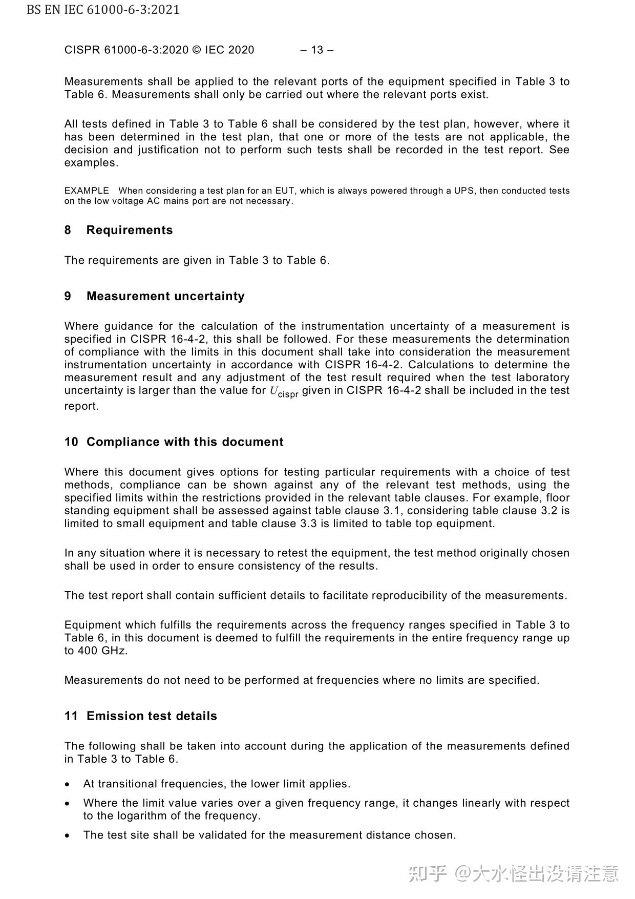BS EN IEC 61000-6-3-2021 - 知乎