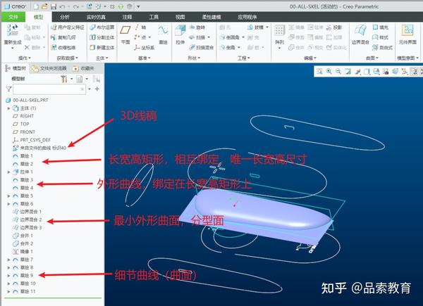 【Proe建模】Proe-Creo的Top-Down骨架建模介绍！ - 知乎