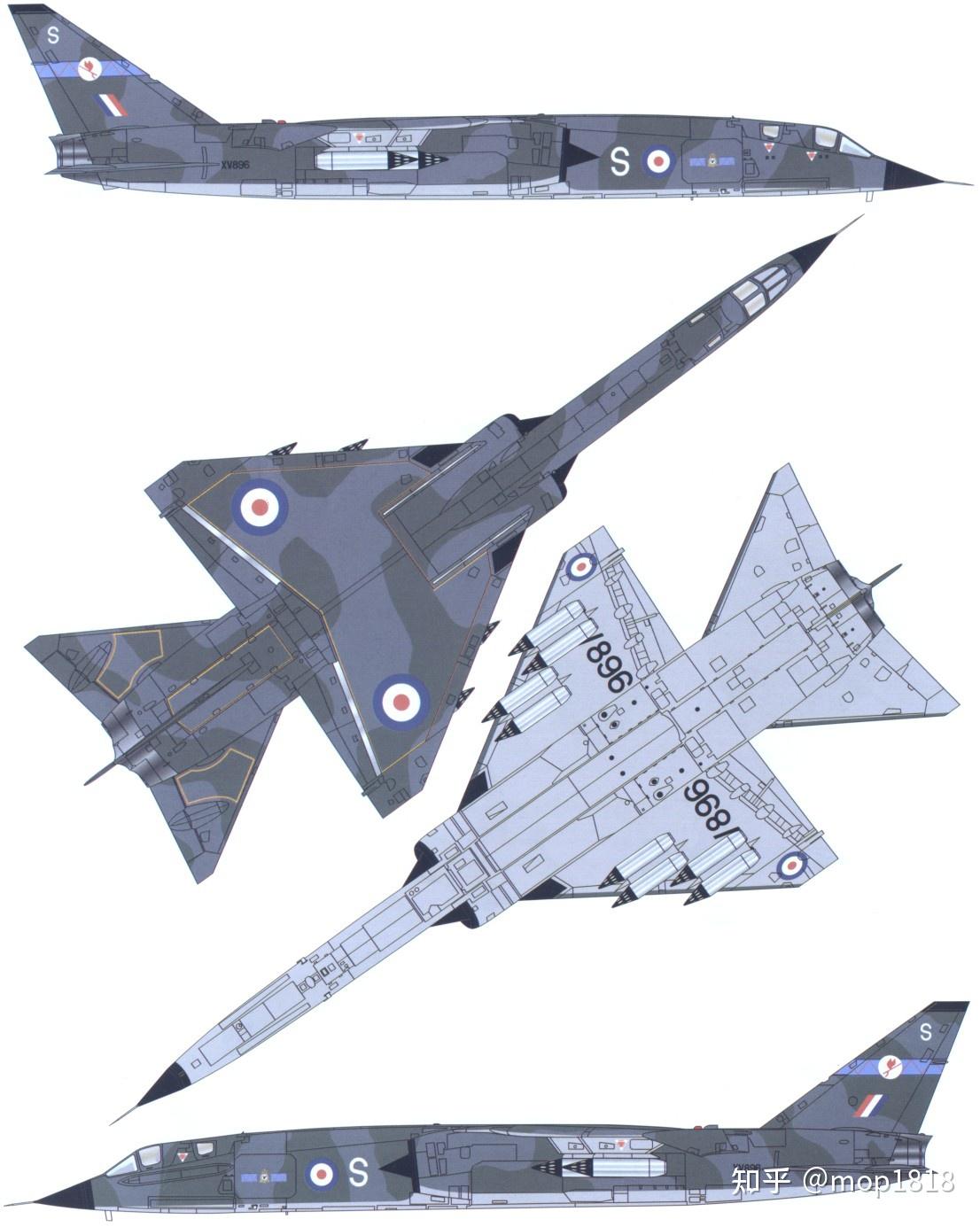 【转载：空翼网】TSR.2，被自己人击落的英国超音速核轰炸机 - 知乎