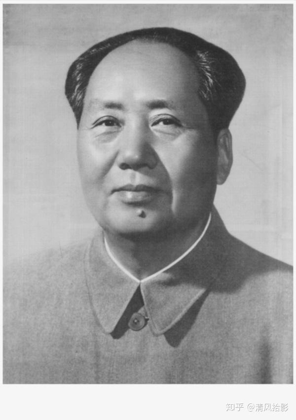 毛主席老照片，第三标准照，手工高精度彩色精修 - 知乎