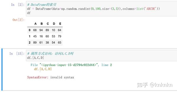 pandas的数据结构——DataFrame - 知乎