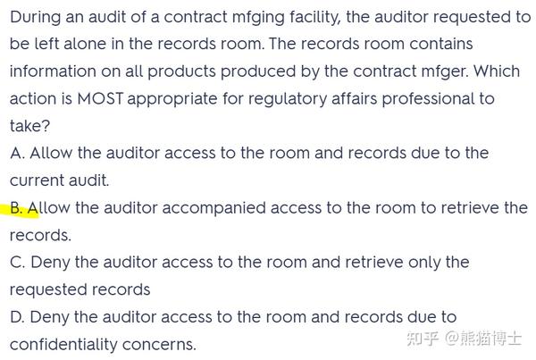 RAPS RAC Exam（更新中） - 知乎