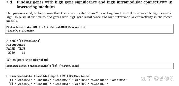 WGCNA得到模块之后还可以看里面基因的connectivity - 知乎