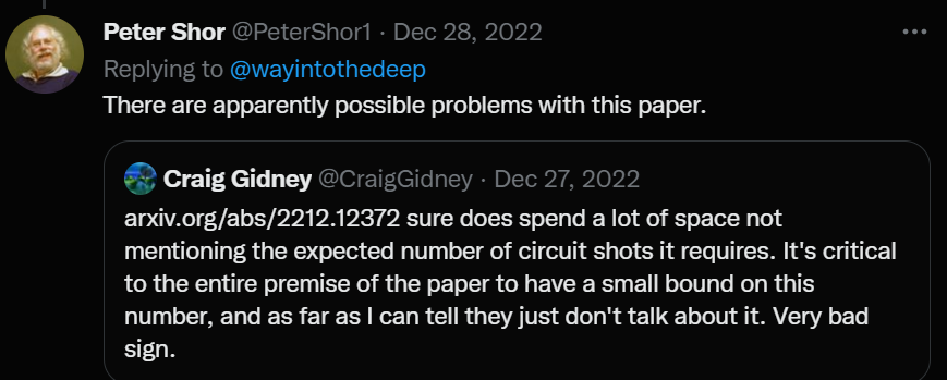 中国量子团队将破解RSA？Peter Shor这样回应 - 知乎