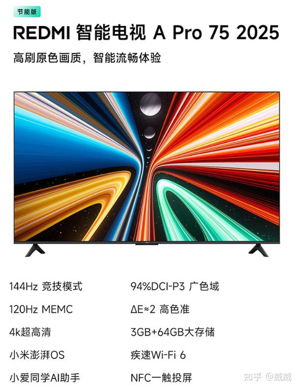 75英寸电视怎么选？2025年75英寸电视/小米L75RB-APE/TCL雷鸟 鹏6SE/创维电视75吋 75A3D/海信电视75E3Q/选购攻略，这几款口碑好、销量好、性价比高 - 知乎