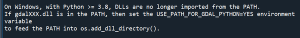 windows python3.8使用GDAL报错解决方案 - 知乎