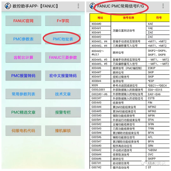 FANUC PMC信号地址一览表 - 知乎