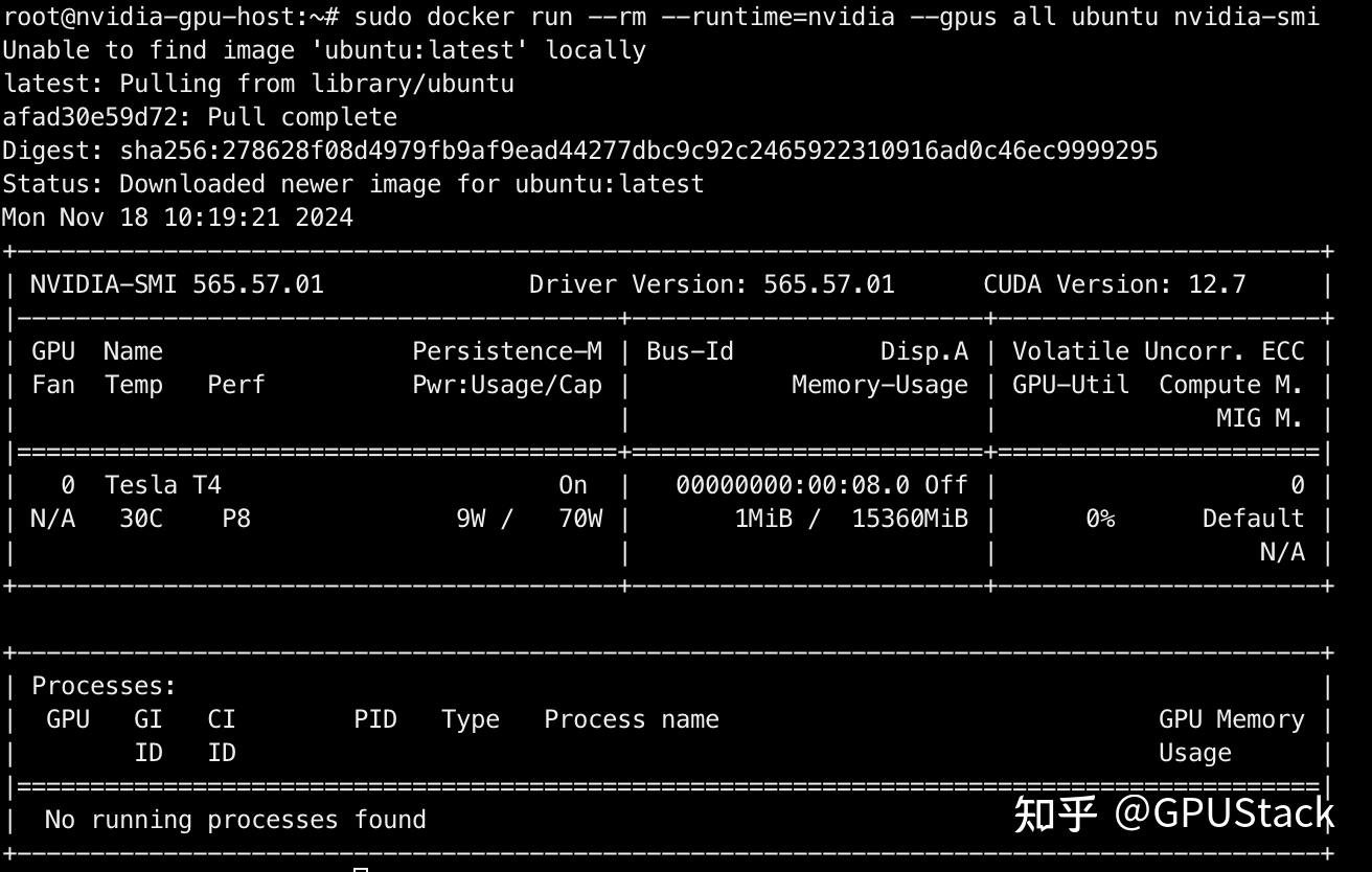 配置NVIDIA Container Runtime和容器运行GPUStack教程 - 知乎